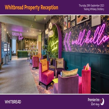 Whitbread Property Ireland reception 2023 | PDF | Hotel Properties ...