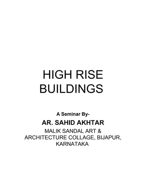 CORE DESIGN IN HIGH RISE | PDF