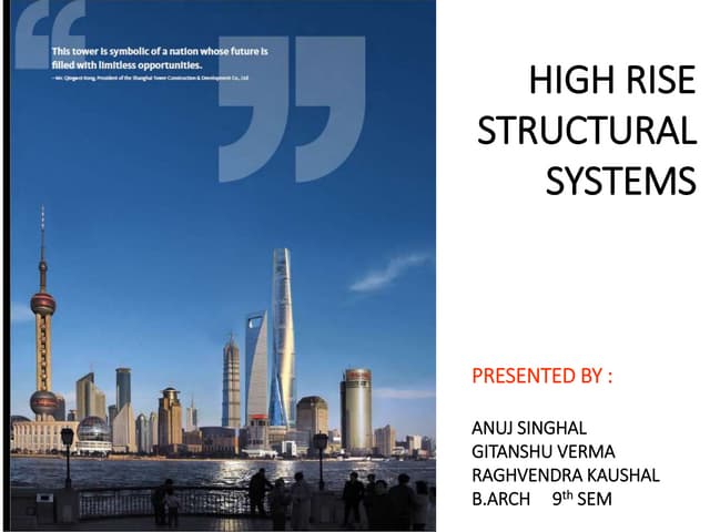 foundation and structural system of the shard building | PPTX