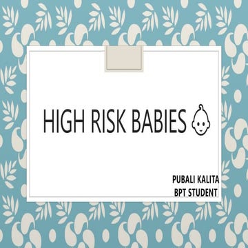 High Risk Babies..pptx