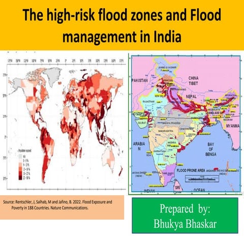 High risk Floods prone area ManagementIndia By B.pptx
