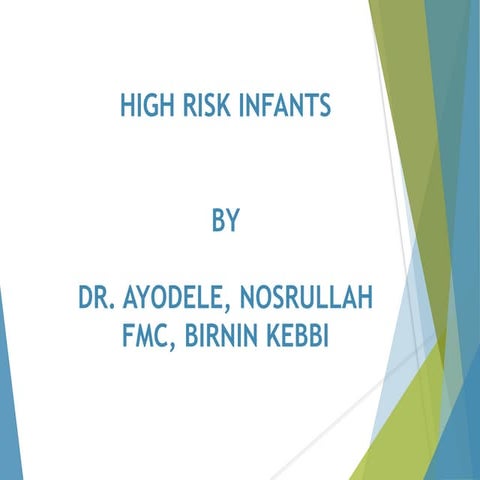 High risk infants | PDF