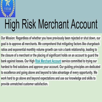 High Risk Merchant Account.pptx