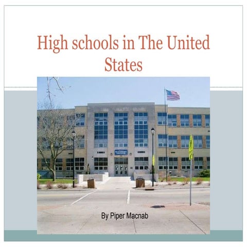 Highschool | PPT | Secondary Education | Education