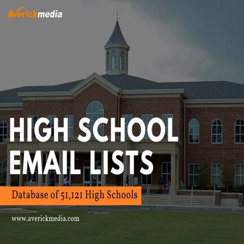 High School Email List | PDF | Email | Internet