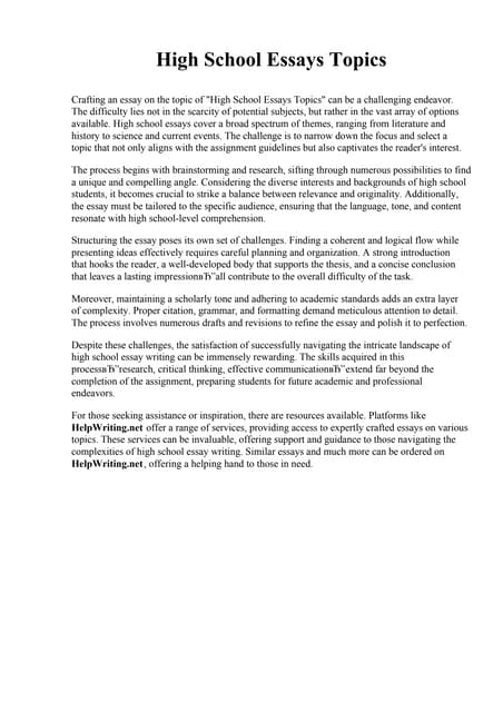 Essay Topics High School.pdf