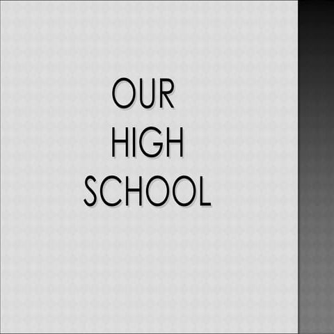 High school | PPT
