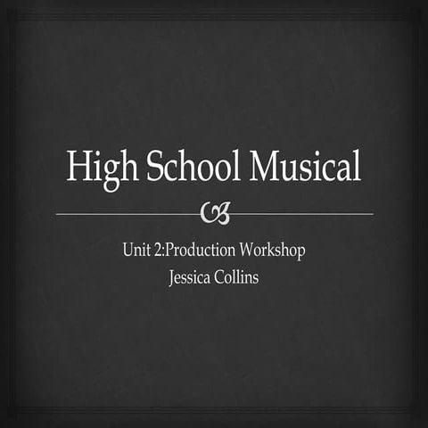 Script high school musical | DOCX