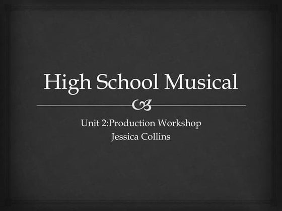 High school musical | PPT | Musicals | Genres