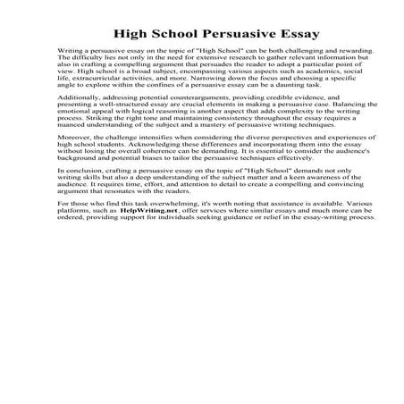 Personal Narrative Essay Examples High School.pdf