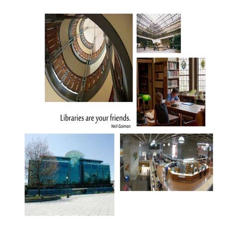 High School --> University Library | PPT