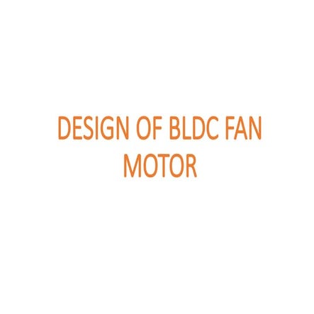 High Speed compact BLDC fan controller for cooling.pptx