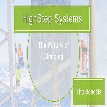 Benefits of the HighStep climbing system | PPT