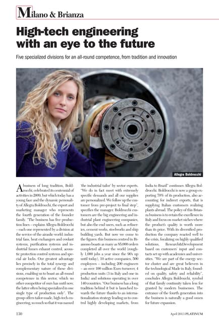 BOLDROCCHI - Optimising fan efficiency | PDF