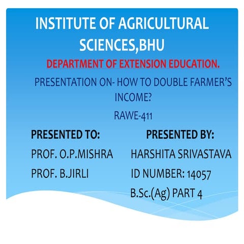 High value crops Cultivation | PPTX