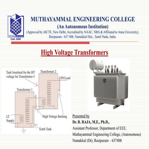 High Voltage Transformers | PDF