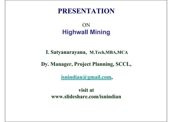 Blast design in opencast mining | PPTX | Geology | Science