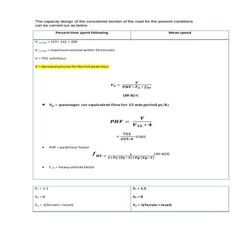 Highway design calculations (3) | PDF