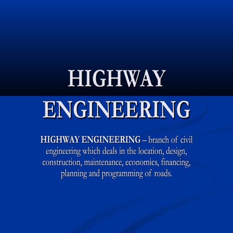 Highway project defense project civil engineering.pptx