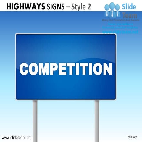 Highway freeway exit signs billboards signs design 1 powerpoint ...