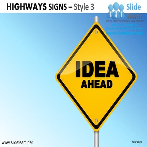 Highway freeway exit signs billboards signs design 1 powerpoint ppt ...
