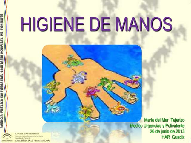 Lavado y sanitización e higiene de manos Eufar | PPTX