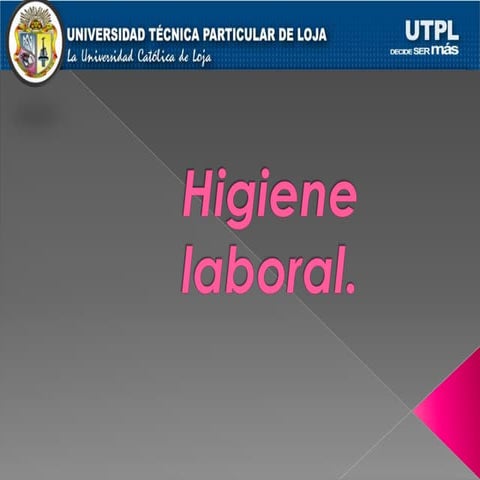 Higiene Laboral | PPTX