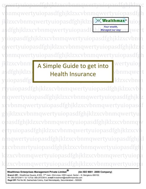 HEALTH INSURANCE PRESENTATION | PPTX