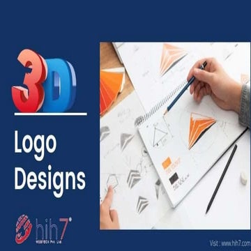 Creative and Unique 3D Logo Design | PPTX