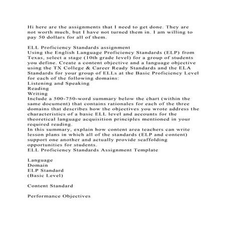 Hi here are the assignments that I need to get done. They are not wo.docx