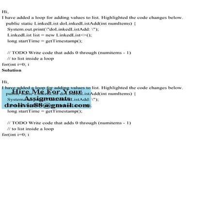 Hi,I have added a loop for adding values to list. Highlighted the .pdf