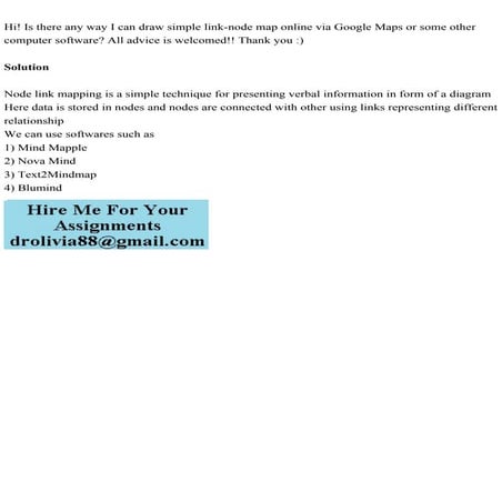 Hi! Is there any way I can draw simple link-node map online via Goog.pdf