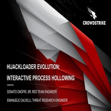 HijackLoader Evolution: Interactive Process Hollowing | PDF