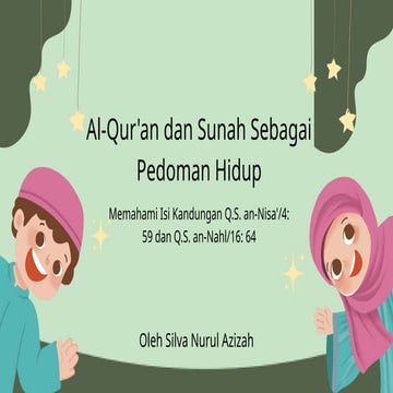 Al-Qur'an dan Sunah Sebagai Pedoman Hidup Pendidikan Agama Islam ...