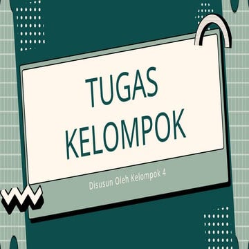 Hijau Krem Minimalist Tebal Retro Tugas Kelompok Presentasi.pptx
