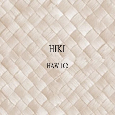 Hiki | PPT