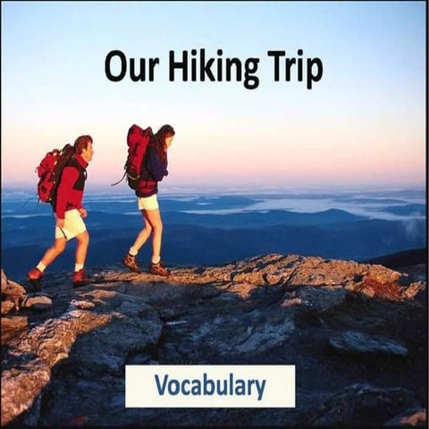 Hiking (Intermediate English) | PPT