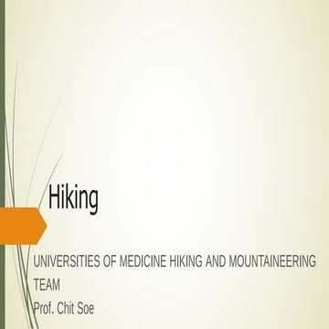 Hiking | PPT