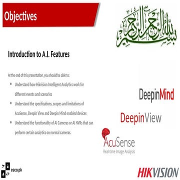 Modern AI cameras (especially Hikvision, Dahua, Uniview etc.) are not ...