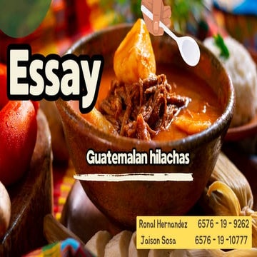 Hilachas guatemaltecas inglés presentación | PDF