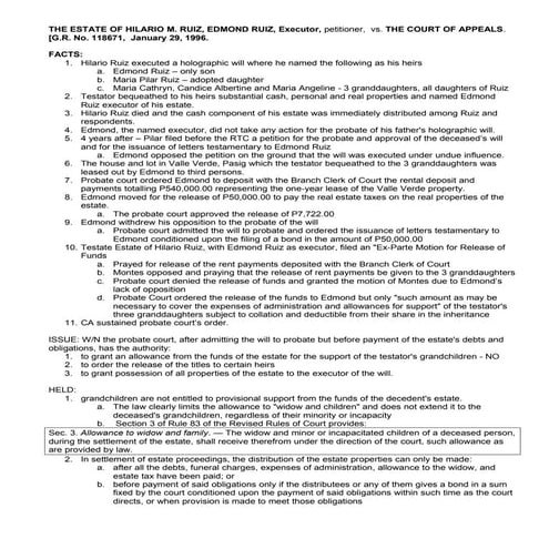 Rule 78 LETTERS TESTAMENTARY AND OF ADMINISTRATION WHEN AND TO WHOM ...