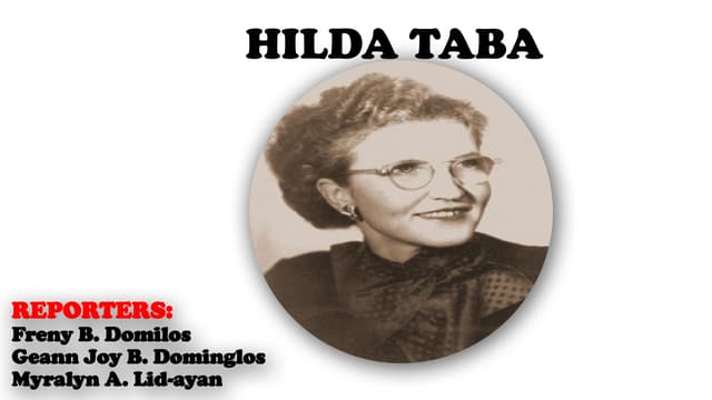 Taba model of curriculum development | PPTX