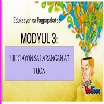 Hilig sa Larangan at Tuon.pptx