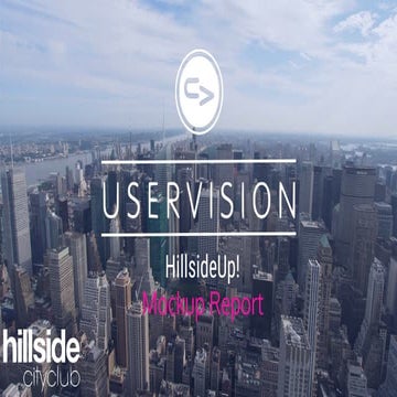 Hillside - User Testing Report (EN) | PPT