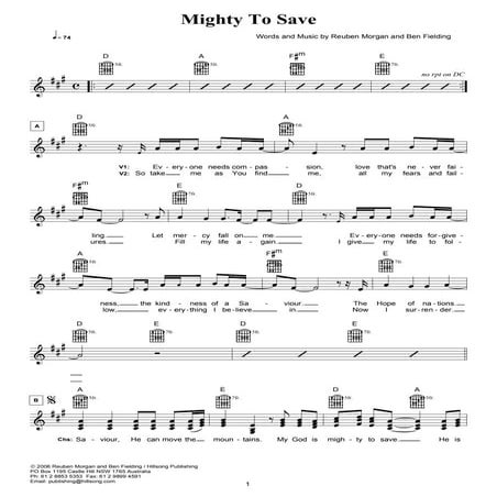 Mighty To Save | PPT