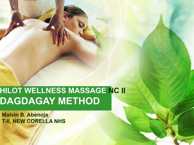 Hilot( Wellness Massage) NCII.pptx