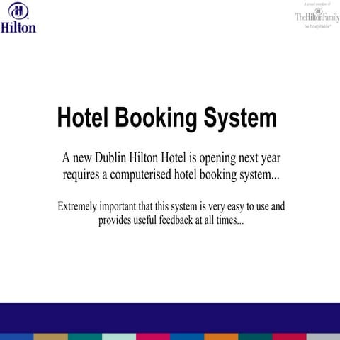 Hilton hotel reservation_system2 | PPT
