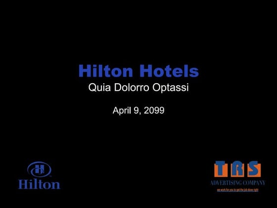 Hilton OnQ system | PPT | Databases | Computer Software and Applications