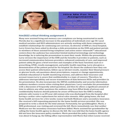 him2652 critical thinking assignment 2.docx