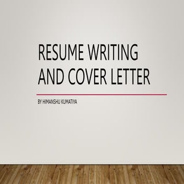 resume and cover letter.pptx
